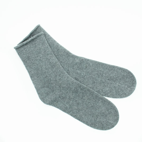 CASHMERE SOCKS WITH ROLLED UP EDGE – PORTOLANO