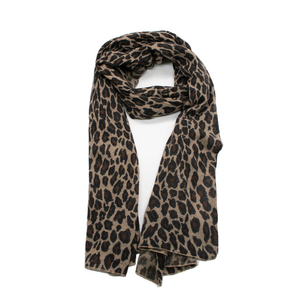 LEOPARD PRINT SCARF – PORTOLANO
